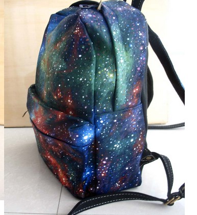 [grlhx120041]unique Shiny Sky World Backpack Bag on Luulla