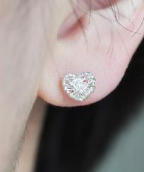 [grlhx130002]cute Fashion Heart Bird Nest Creative Earrings on Luulla