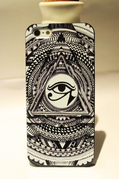 [grlhx110022]totem Triangle Hard Cover Case For Iphone 5 on Luulla