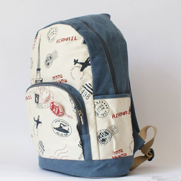 [grlhx120039]retro Unique Eiffel Tower Backpack Bag on Luulla