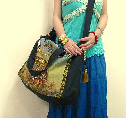 [grlhx120047]Cool Shiny Retro Elephant Handbag Shoulder Bag on Luulla